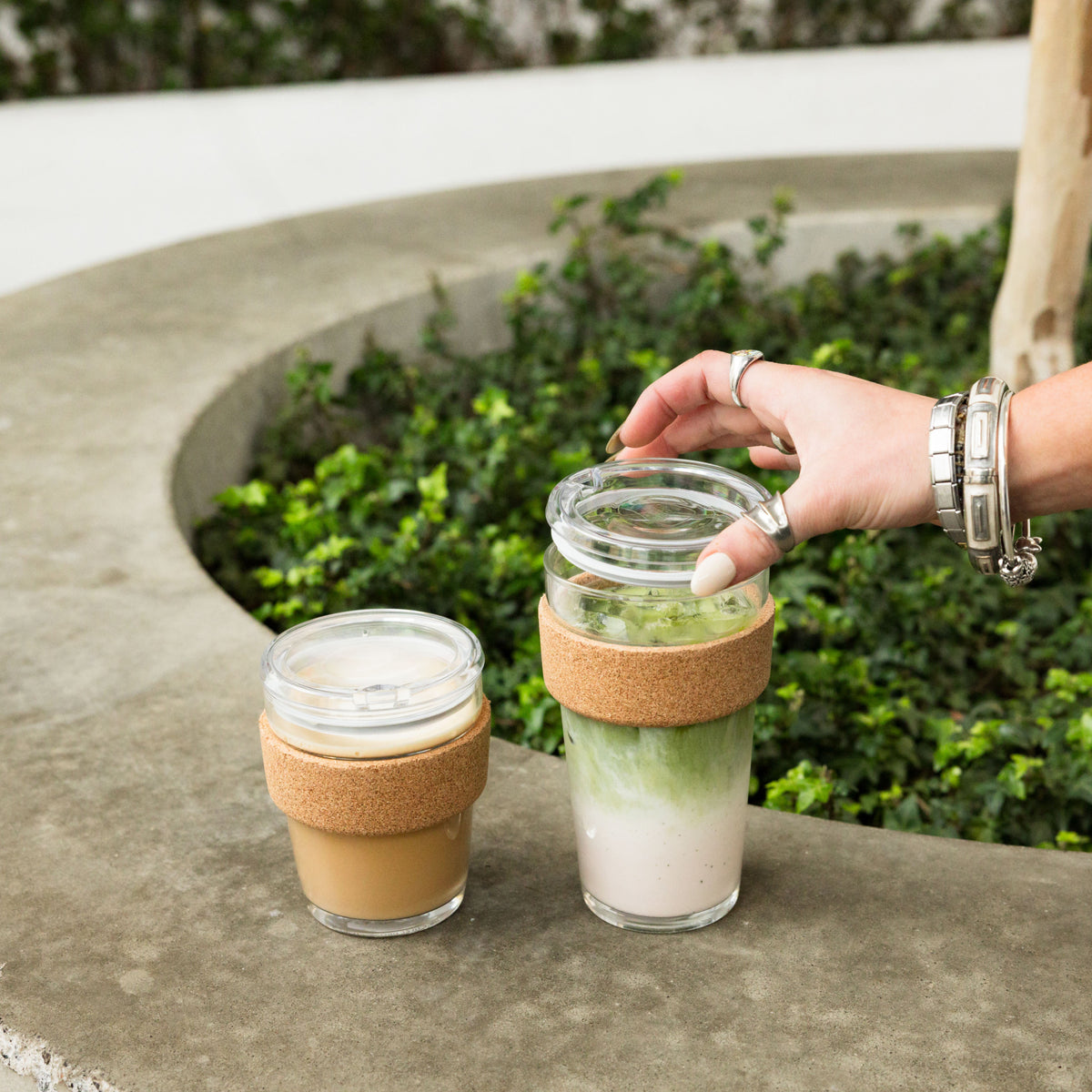 KeepCup Brew Cork Quicksip | Reusable Glass Coffee Cup 16oz | Glass Cup ...